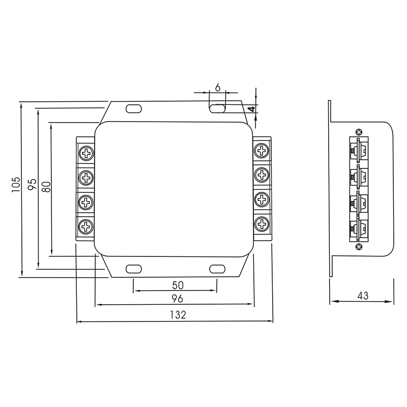 DAC41 | Terminal Block 3 Phase Filter | DOREXS